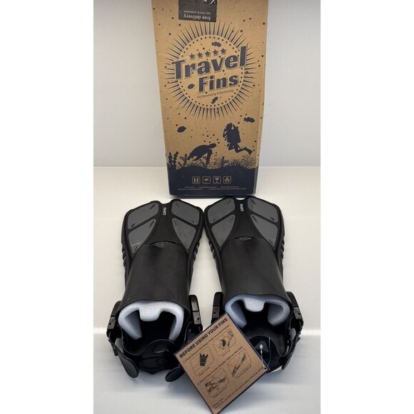 CAPAS | Shoes | Capas Snorkel Fins Black Adult Sm 4585 Swim Diving ...